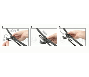 3397118907 Щётки стеклоочистителей "дворники" BOSCH AEROTWIN Комплект ...